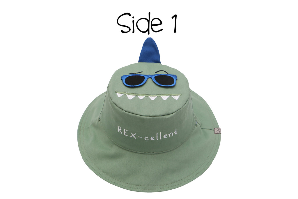 Kids & Toddlers Reversible Cotton Sun Hats (UPF 50+) - FlapJackKids